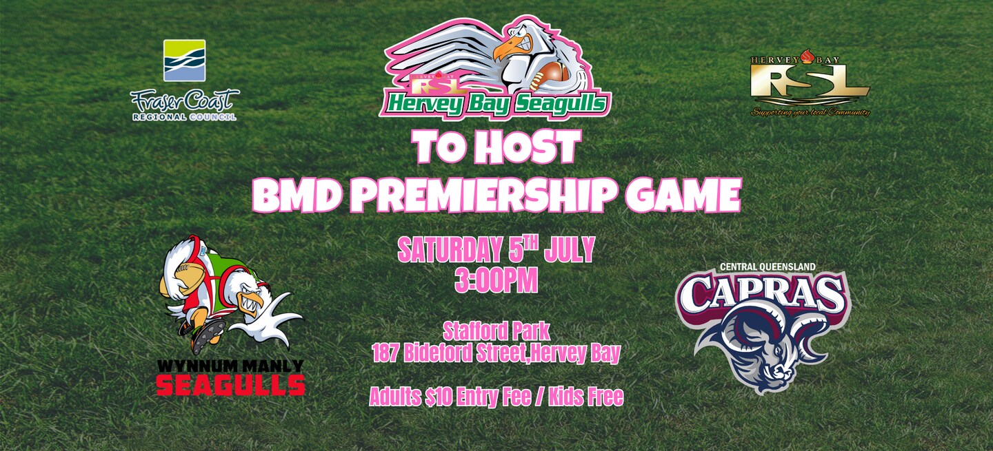 BMD Premiership Game - Wynnum Manly Seagulls VS Central QLD Capras ...