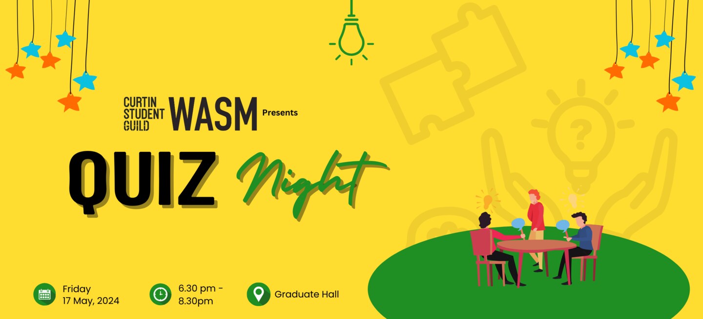 Quiz Night - Semester 1, 2024 | WASM Student Guild | TidyHQ