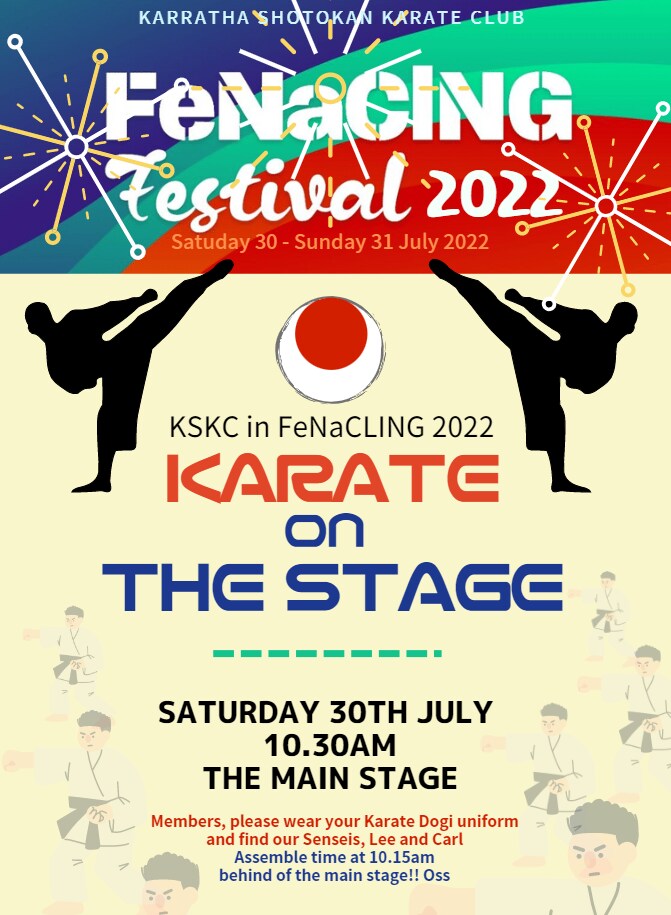 FeNaClNG Festival 2022 - Karate Demonstration | Karratha Shotokan ...